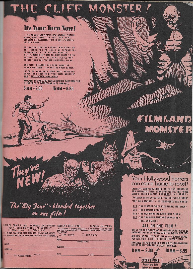 The Cliff Monster ( 1960 ) And Filmland Monsters ( 1960 )